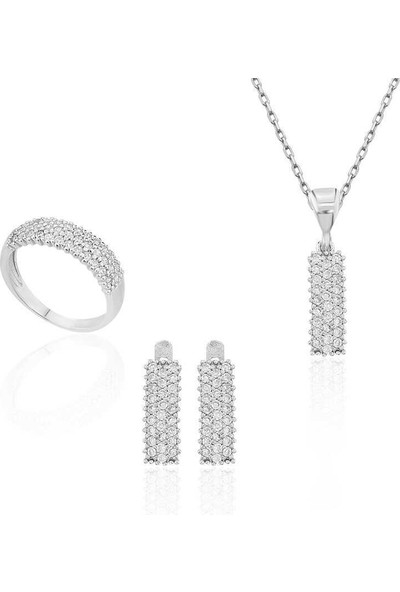 York Nevada Gümüş Su Yolu Kadın Set