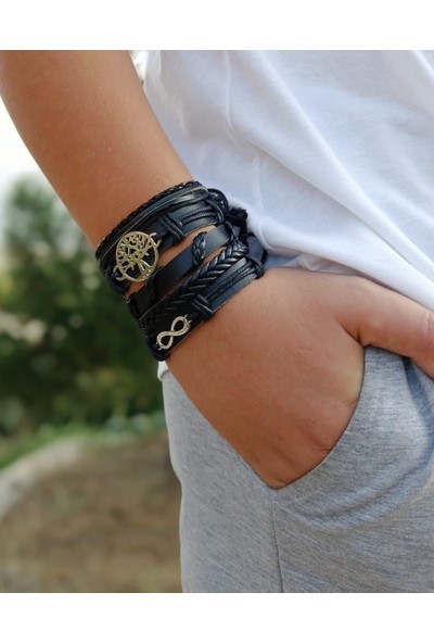 BSN Deri Bileklik (5 Parça) BSN Deri Bileklik (5 Parça)