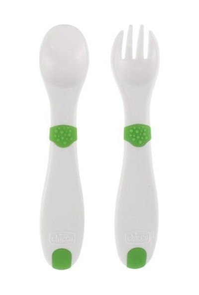 Chicco Ilk Çatal Kaşık Setim 12+ Ay Chicco Ilk Çatal Kaşık Setim 12+ Ay