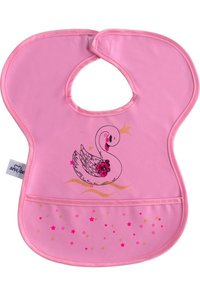 Sevi Bebe Cırtlı Muşamba Önlük Art-22 Kuğu Sevi Bebe Cırtlı Muşamba Önlük Art-22 Kuğu