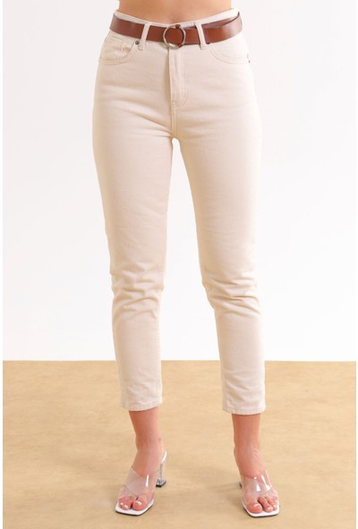 Rays Kemerli Pantolon Taş