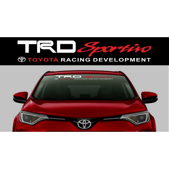 Oto Sticker Toyota Trd Sportivo Racing Development Stickeri Fiyatı