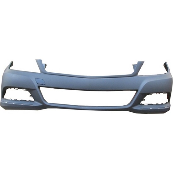 TŞT 2011 - 2013 Mercedes C Class W204 - Ön Tampon Gri Astarlı Bant ...