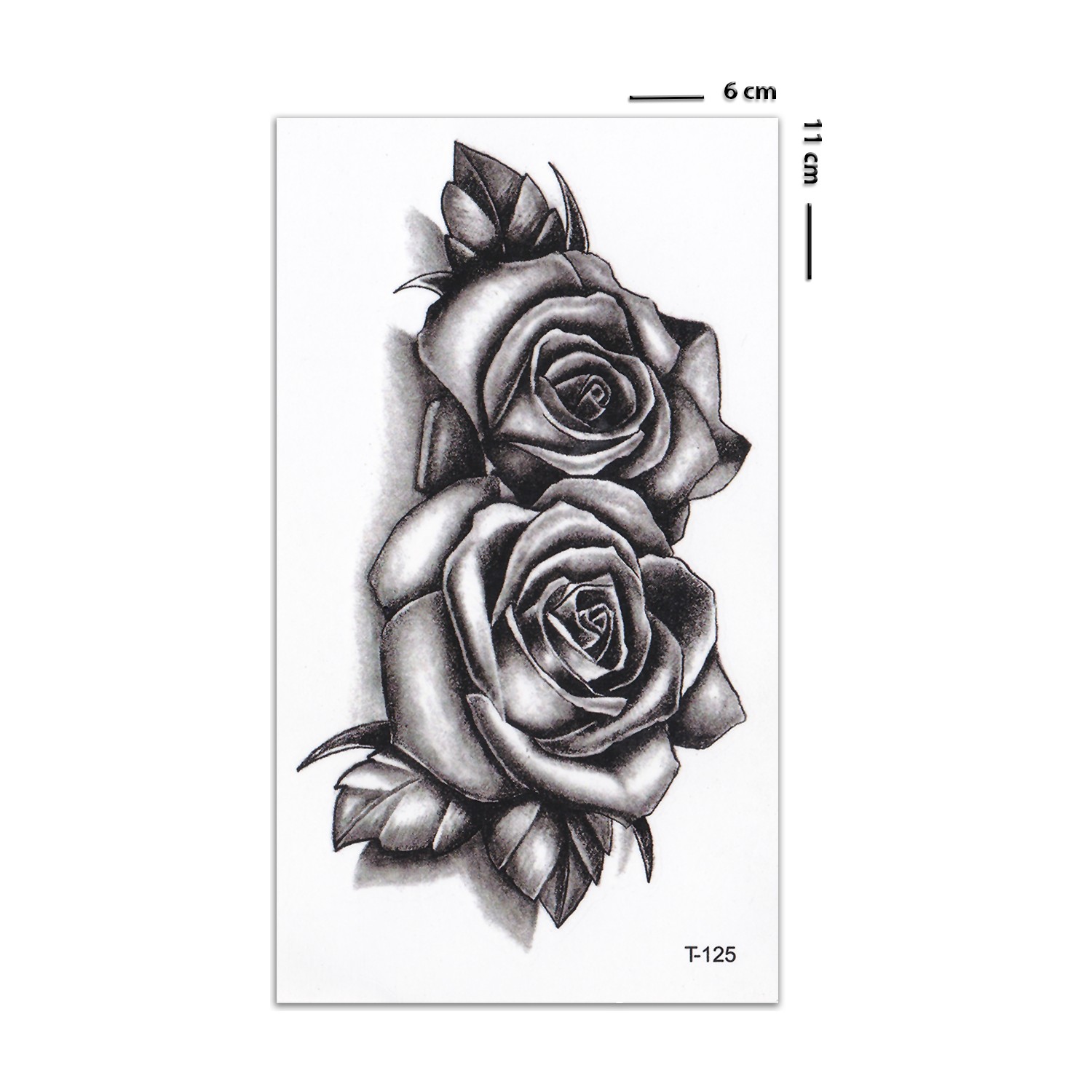 BP Tattoo Gerçek Dövme Görünümlü Minimal Gül Dövmesi Fiyatı