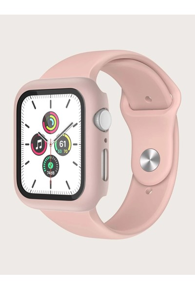Laora Apple Watch Uyumlu Silikon 38MM Kordon Kasa Kombini Laora Apple Watch Uyumlu Silikon 38MM Kordon Kasa Kombini