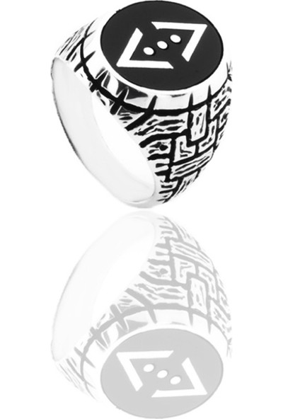 Necati Gün Gümüş 925 Ayar Gümüş Çukur Yüzüğü