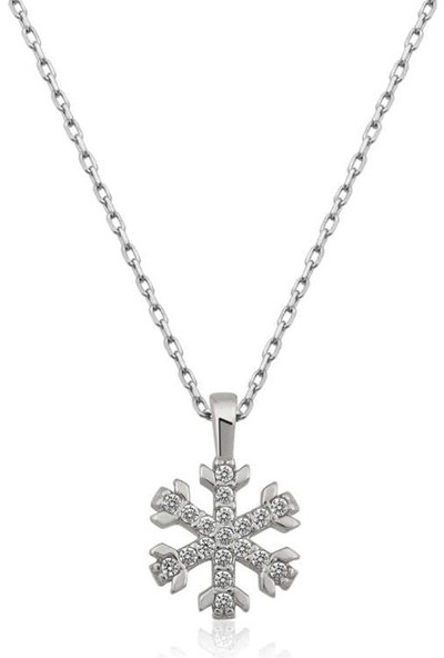 Mooije Silver Gümüş Kar Tanesi Bayan Kolye Mooije Silver Gümüş Kar Tanesi Bayan Kolye