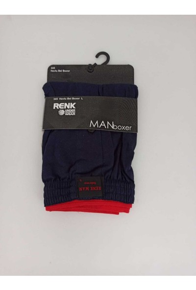 Renkman Erkek Havlu Düğmeli Boxer %100 Pamuklu