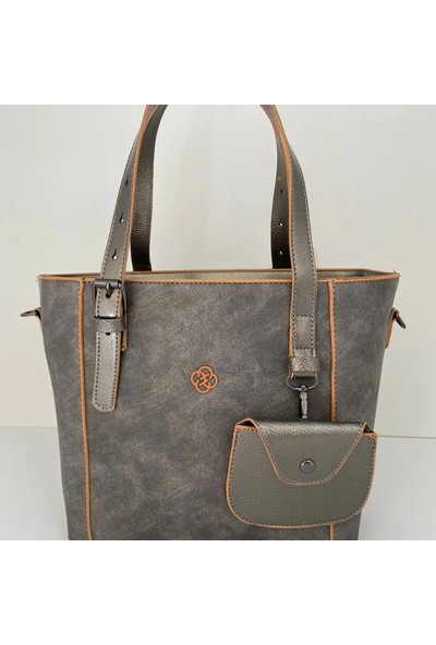 3 Bölmeli Cüzdanlı El ve Omuz Çantası