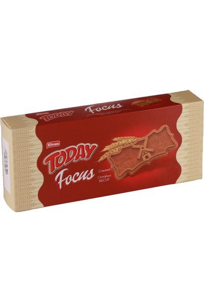 Elvan Today Focus Caramelli Bisküvi 160 Gr. (1 Paket) Elvan Today Focus Caramelli Bisküvi 160 Gr. (1 Paket)