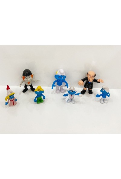 Kardelen Şirinler Oyuncak 7'lı Karakter Figür Seti Kardelen Şirinler Oyuncak 7'lı Karakter Figür Seti