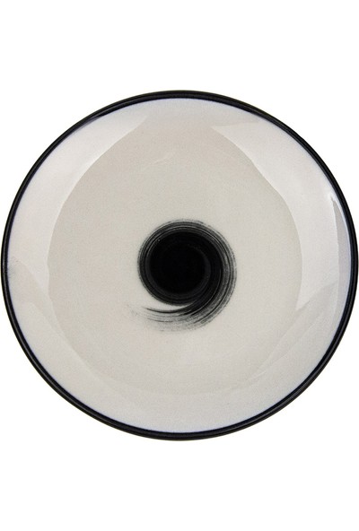 Tulu 15 cm Klasik Düz Porselen Tabak Soft Siyah Tulu 15 cm Klasik Düz Porselen Tabak Soft Siyah