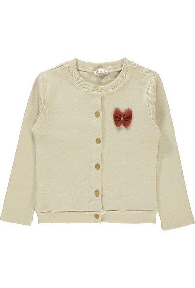 Civil Girls Kız Çocuk Hırka 6-9 Yaş Bej