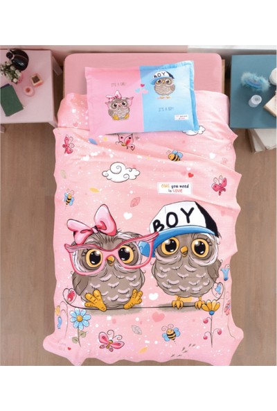 Clasy Puhu Pembe Pamuklu 160X240 Tek Kişilik Genç Pike Clasy Puhu Pembe Pamuklu 160X240 Tek Kişilik Genç Pike