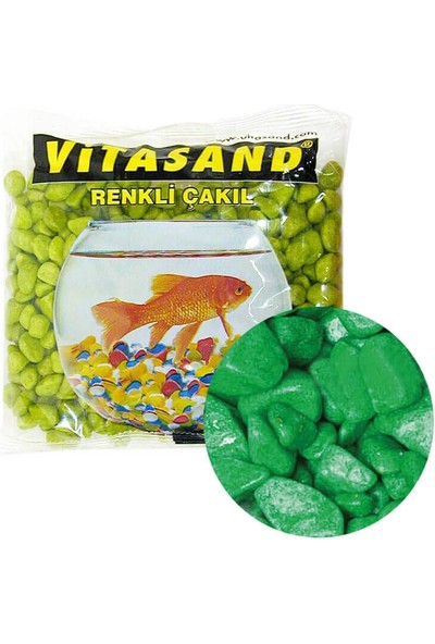 Vitasand Çakıl Yeşil 350 gr 10 mm