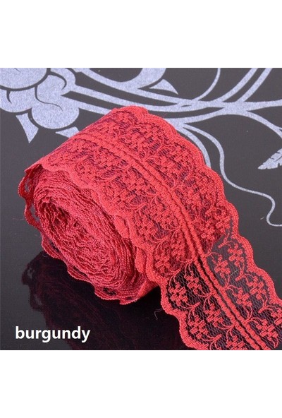 HYD Organze Gipürlü Tül Dantel Şerit Kurdele Süsleme Malzemesi 4 cm 5 Metre HYD Organze Gipürlü Tül Dantel Şerit Kurdele Süsleme Malzemesi 4 cm 5 Metre