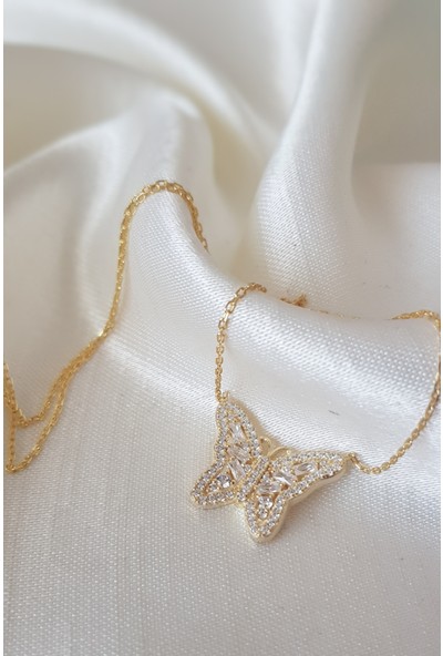 Tuna Lina Kelebek Kolye