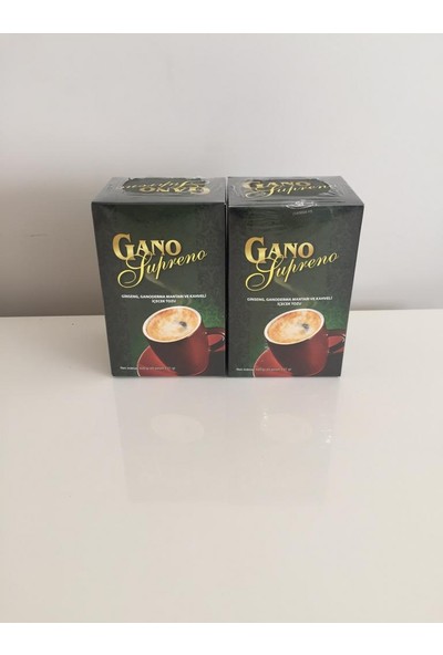 Gano Supreno Ginseng Ganoderma Mantarı ve Kahveli İçecek 2'li 840 gr Gano Supreno Ginseng Ganoderma Mantarı ve Kahveli İçecek 2'li 840 gr