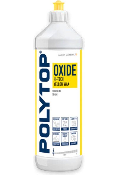 Polytop Hitech Yellow Sarı Wax Boya Koruma Cila 1 Lt Polytop Hitech Yellow Sarı Wax Boya Koruma Cila 1 Lt
