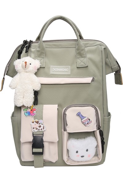 Herodargon Harajuku Tarzı Hafif ve Büyük Kapasiteli Sırt Çantası - Yeşil (Yurt Dışından) Herodargon Harajuku Tarzı Hafif ve Büyük Kapasiteli Sırt Çantası - Yeşil (Yurt Dışından)