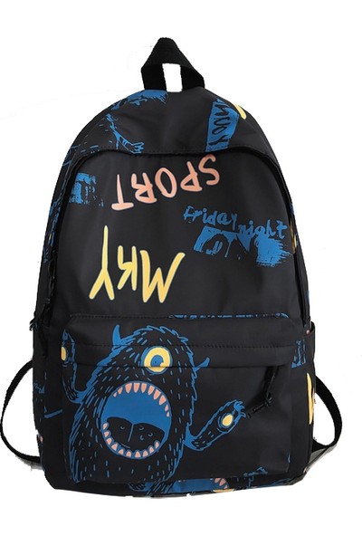Herodargon Öğrenci Grafiti Sırt Çantası - Yeşil (Yurt Dışından) Herodargon Öğrenci Grafiti Sırt Çantası - Yeşil (Yurt Dışından)