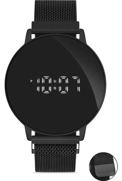 Royal Club De Polo Barcelona APSM000401 Unisex Siyah Hasır Dijital LED Kol Saati Royal Club De Polo Barcelona APSM000401 Unisex Siyah Hasır Dijital LED Kol Saati
