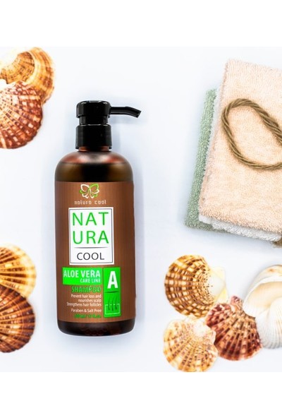 Natura Cool Aloe Veralı Saç Bakım Şampuanı 500 Ml. Natura Cool Aloe Veralı Saç Bakım Şampuanı 500 Ml.