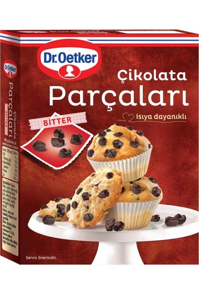 Dr. Oetker Çikolata Parçaları Bitter 70 gr x 12 Adet Dr. Oetker Çikolata Parçaları Bitter 70 gr x 12 Adet