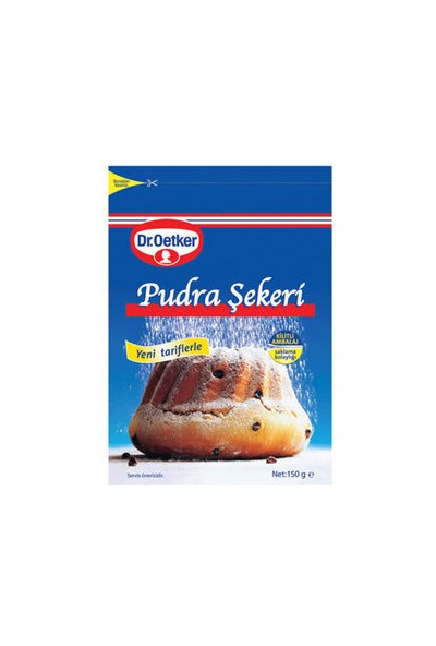 Dr. Oetker Pudra Şekeri 150 gr x 12 Poşet Dr. Oetker Pudra Şekeri 150 gr x 12 Poşet