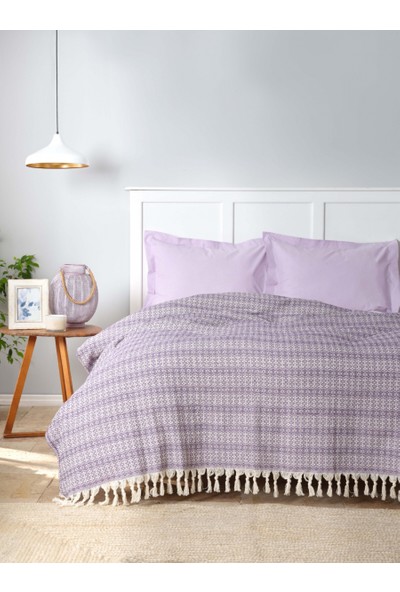 Karaca Home Destina Mor Çift Kişilik Pike