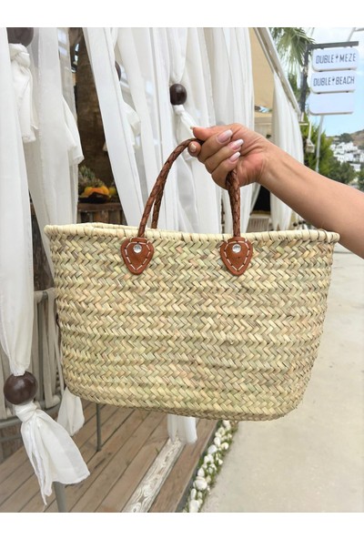 Palmiye Marakeş Hasır Çantası