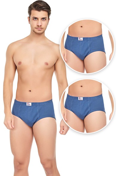 Erkek 3'lü Penye Slip Külot Erkek 3'lü Penye Slip Külot