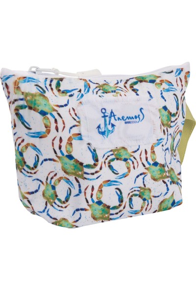 Anemoss Yengeç Yeşil Makyaj Çantası