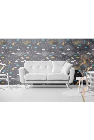 Kendinden Yapışkanlı Vinil Çocuk Odası Duvar Kaplaması Duvar Kağıdı 5 mt x 70 cm - WLC120