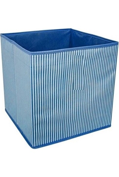 Çok Amaçlı Dolap Içi Düzenleyici Kutu - Mavi Çizgili Çok Amaçlı Dolap Içi Düzenleyici Kutu - Mavi Çizgili