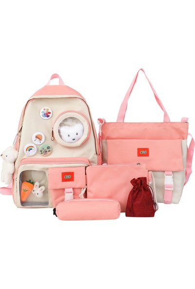 Senlinli Figür Cepli Detaylı Okul Çantası Seti (Yurt Dışından) Senlinli Figür Cepli Detaylı Okul Çantası Seti (Yurt Dışından)