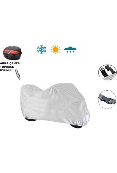 Wovex Honda Forza 250 Motosiklet Brandası Topcase Arka Çanta Uyumlu Branda Örtü Wovex Honda Forza 250 Motosiklet Brandası Topcase Arka Çanta Uyumlu Branda Örtü