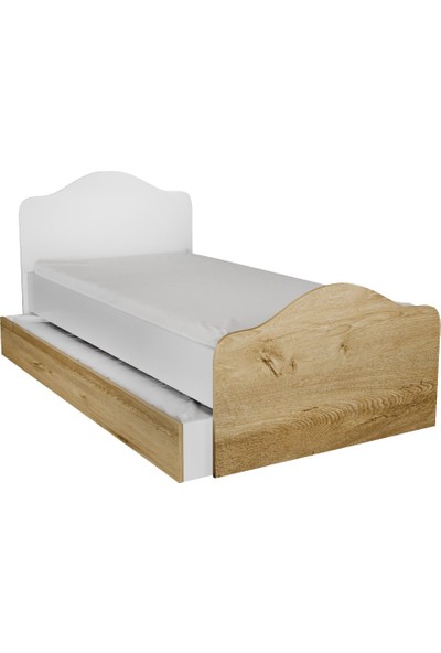 Baby Darling Kanguru Yavrulu Karyola Meşe