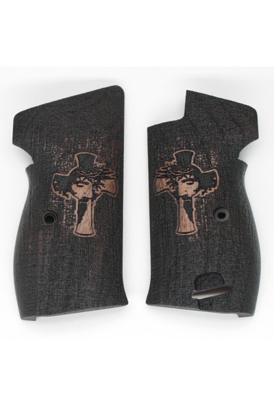 Tacticalmakgrips Sıg P210 Ortapedik Halkalı Ahşap Tabanca Kabzesi Tacticalmakgrips Sıg P210 Ortapedik Halkalı Ahşap Tabanca Kabzesi