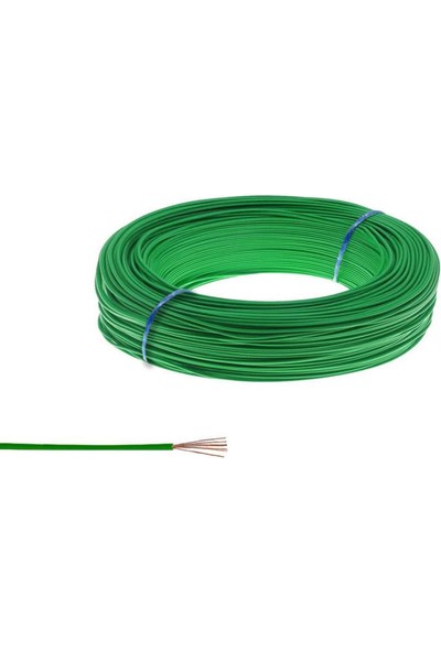 Erk Yerli Zil Teli Montaj Kablosu Çok Telli Yeşil 200MT Erk Yerli Zil Teli Montaj Kablosu Çok Telli Yeşil 200MT