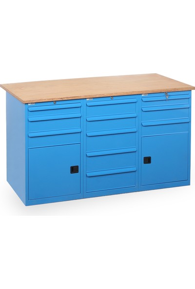 starçelik Star Çelik Çalışma Tezgahı 11 Çekmeceli Dolaplı -1850 mm starçelik Star Çelik Çalışma Tezgahı 11 Çekmeceli Dolaplı -1850 mm