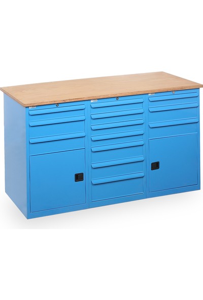 starçelik Star Çelik Çalışma Tezgahı 13 Çekmeceli Dolaplı -1850 mm starçelik Star Çelik Çalışma Tezgahı 13 Çekmeceli Dolaplı -1850 mm