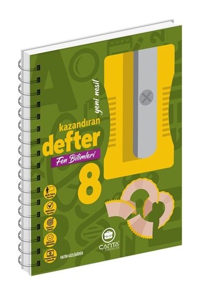 Çanta Yayınları 8.sınıf Fen Bilimleri Okula Yardımcı Kazandıran Defter Çanta Yayınları 8.sınıf Fen Bilimleri Okula Yardımcı Kazandıran Defter