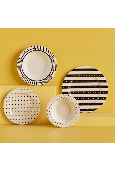 Bella Maison Pure Bone Point 16 Parça 4 Kişilik Yemek Takımı Bella Maison Pure Bone Point 16 Parça 4 Kişilik Yemek Takımı