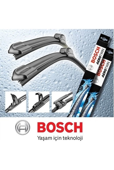 Bosch Citroen Berlingo Bosch Cam Silecek Seti Ön Takım ( A 414 S) [650/400 Mm]2005- Sonrası