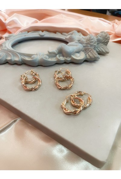 Karya Gümüş Özel Seri Örgü Nostalji Byfuly Küpe