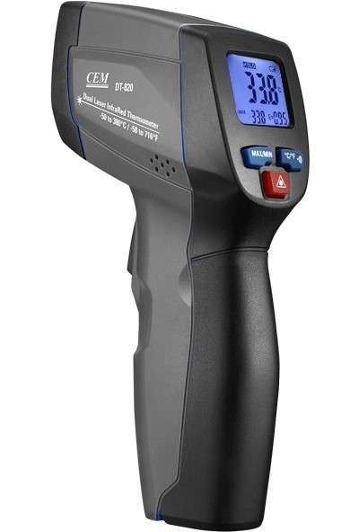 Cem DT-820V Lazerli Sıcaklık Ölçer 500°C