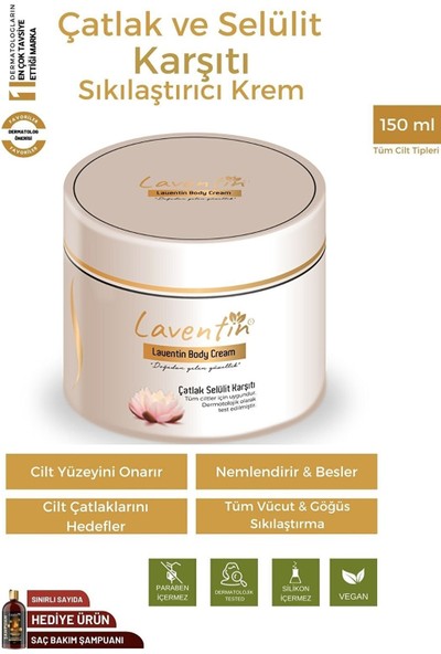 Laventin Çatlak - Selülit ve Vücut Sıkılaştırıcı Krem 150ML