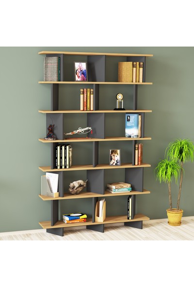 Kalender Dekor AZURE-120 Raflı Kitaplık AZR06 Kalender Dekor AZURE-120 Raflı Kitaplık AZR06