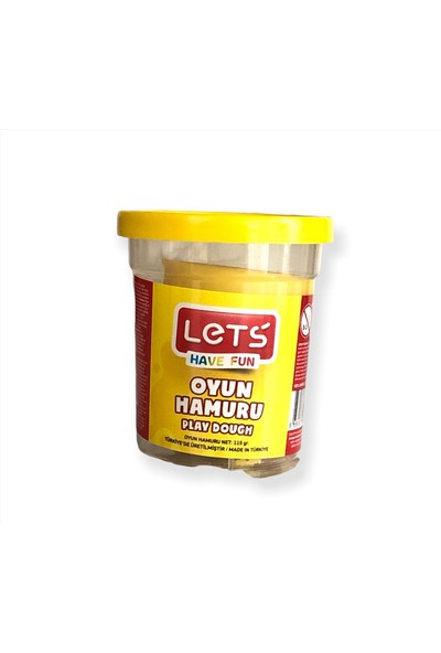 Lets Oyun Hamuru Sarı 115 gr L8440-01
